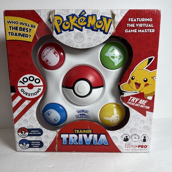 Pokemon | Video Games & Consoles | Pokemon Trainer Trivia Game Brand ...